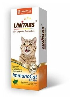 UNITABS ImmunoCat Паста с таурином для кошек от 1 года до 8 лет 150г