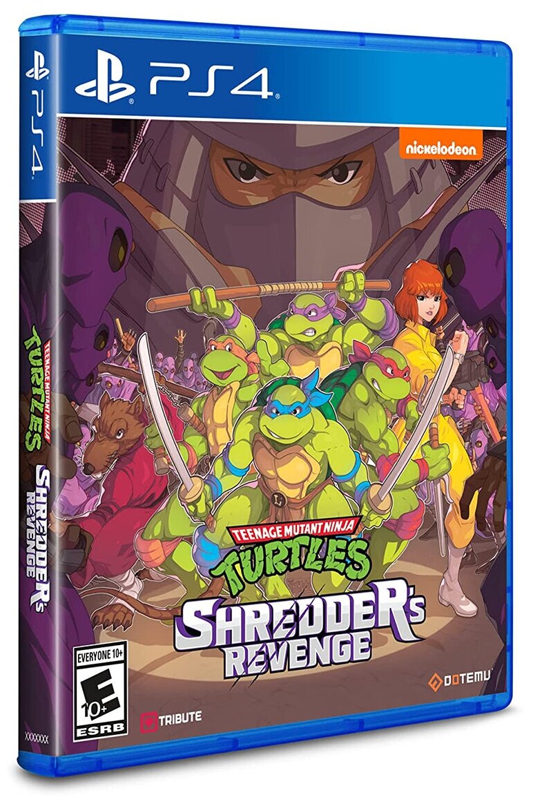 Видеоигра Teenage Mutant Ninja Turtles (TMNT) – Shredder's Revenge для PlayStation 4