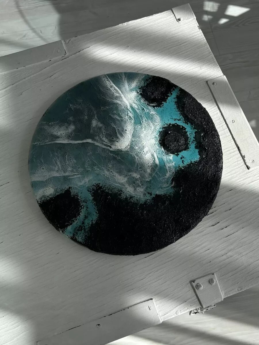 Панно Море из эпоксидной смолы