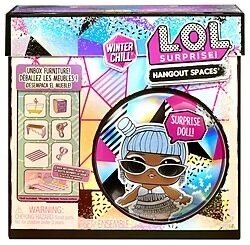 Игровой набор L.O.L. Surprise LOL Winter Chill Hangout Spaces ICE. Игровой Мебельный набор с куклой ЛОЛ Сюрприз Айс