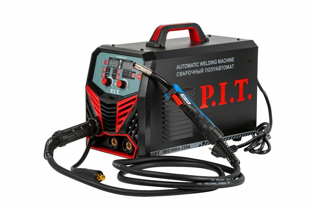 Сварочный полуавтомат PMIG220-С2 (220А, ПВ-60, MMA 1,6-5мм, 7,5кВт, MIG 0,8-1,0мм)