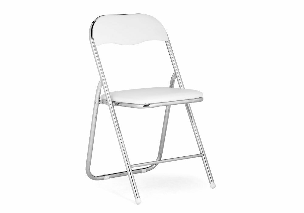 Стул на металлокаркасе Woodville Стул на металлокаркасе Fold 1 складной white / chrome - комплект из 6 шт