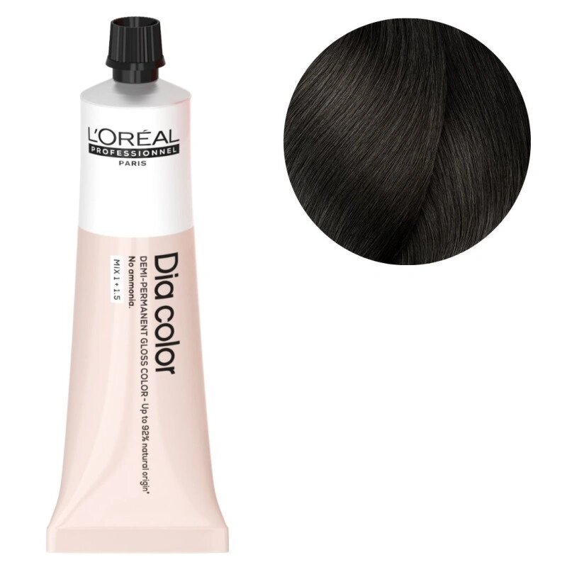 Краска для волос L'Oreal Professionnel Coloring Hair DIA Color demi-permanent gloss color, Полуперманентная глянцевая краска для волос, 5.1