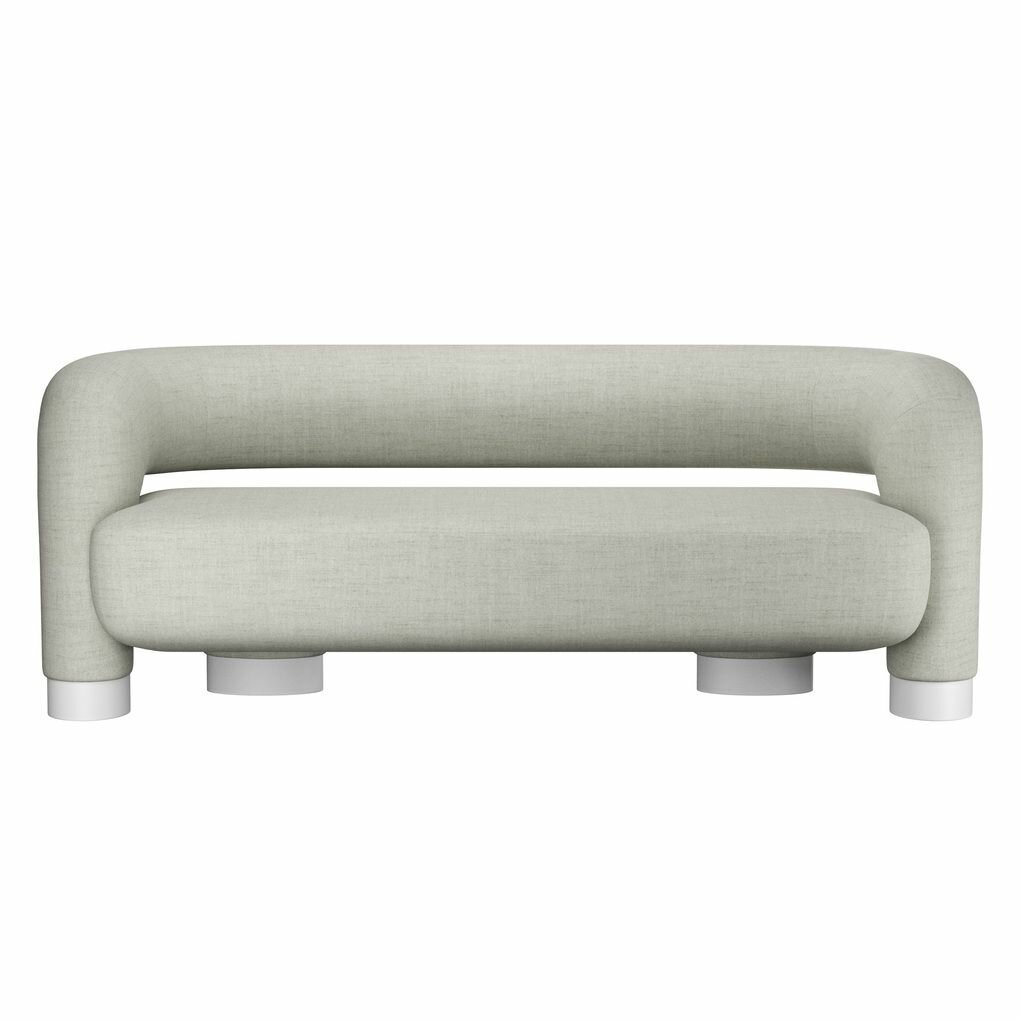 Диван PECOLA, трехместный, 1800х780х780, белый серо-бежевый