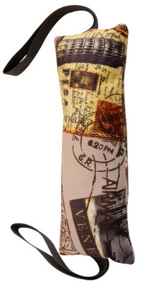 Зооэкспресс Игрушка для собак палка с 2-мя ручками с пластиковой бутылкой внутри (текстиль) 30 см