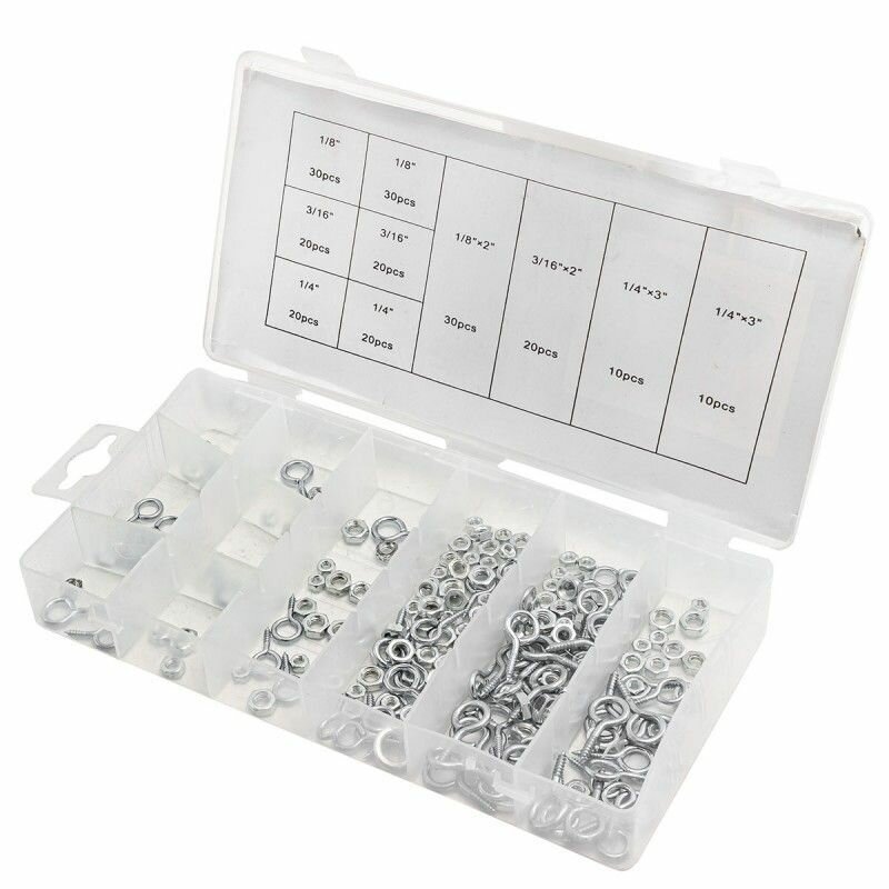 Рым-болты в комплекте с гайками, 210 предметов Forsage