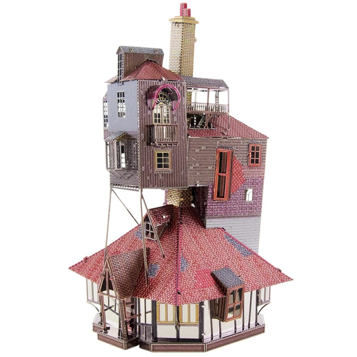 Металлический 3д конструктор "The Burrow", домик из Гарри Поттера, конструктор, моделька цветная