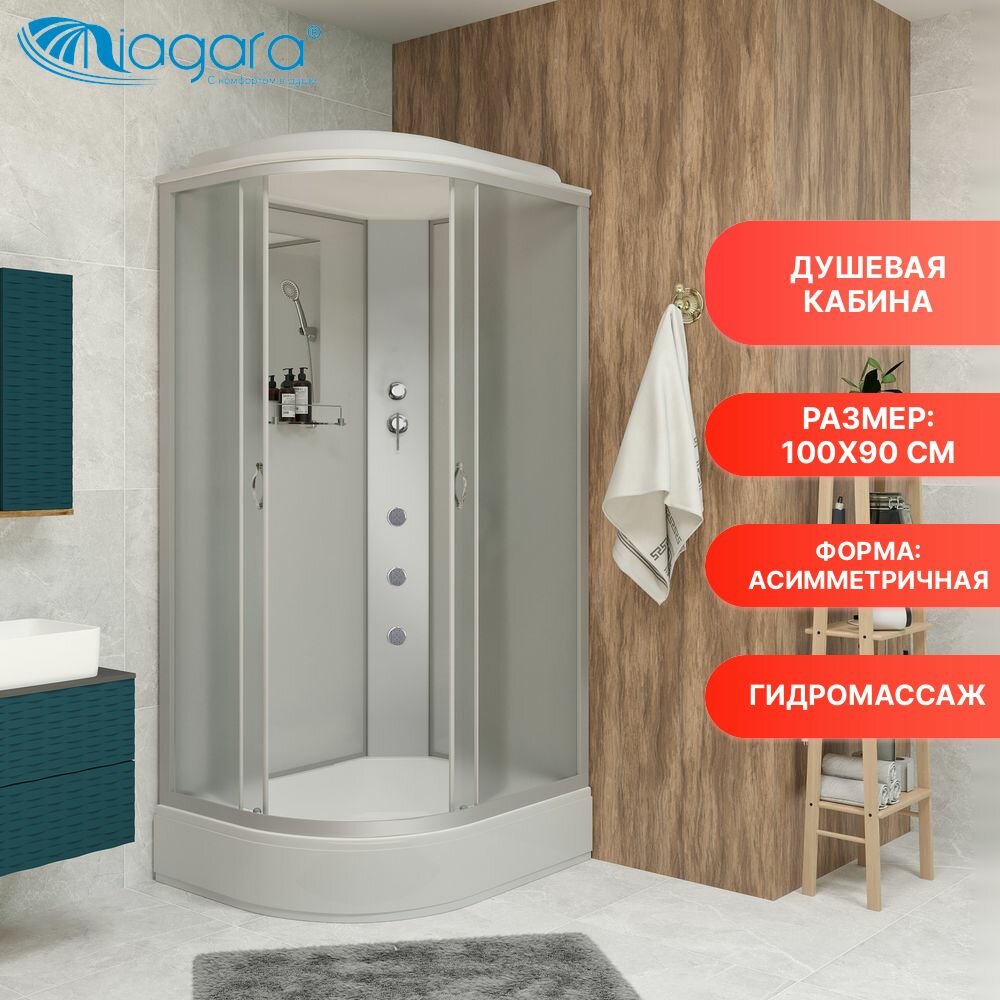 Душевая кабина Niagara Classic NG-33094-14RG 100x90