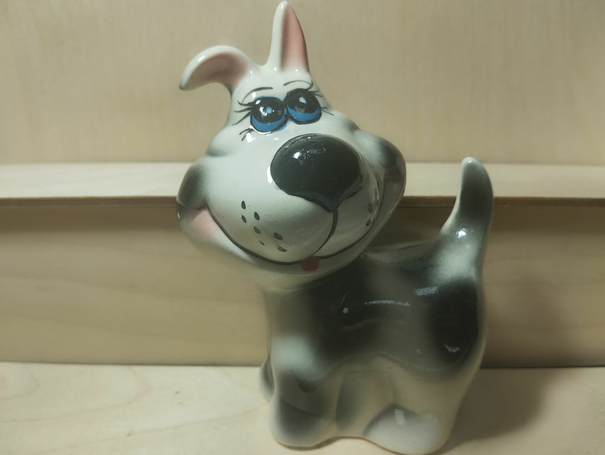 Фигурка керамика собака