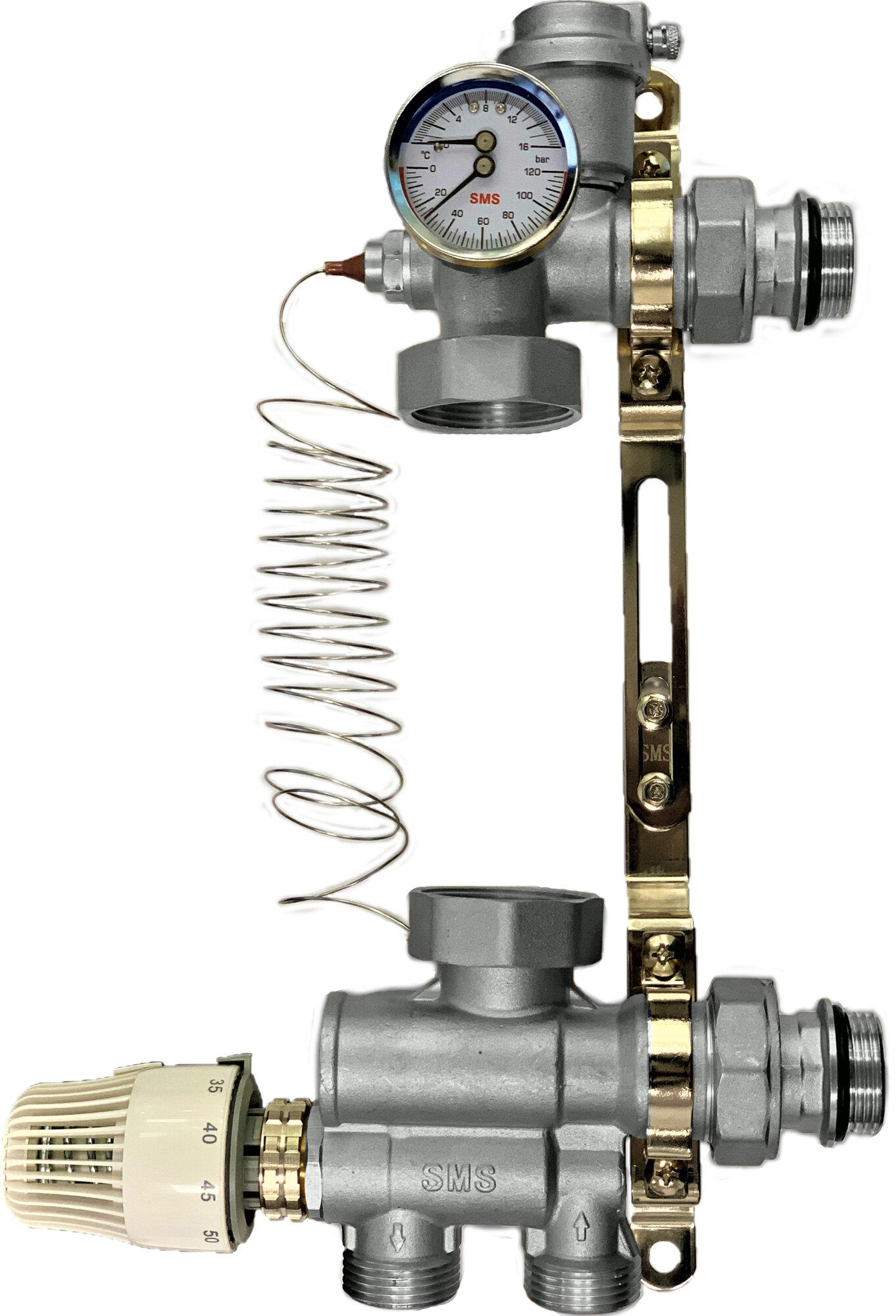 Узел Насосно-смесительный для тёплого пола 130-180 мм SMS-521/N