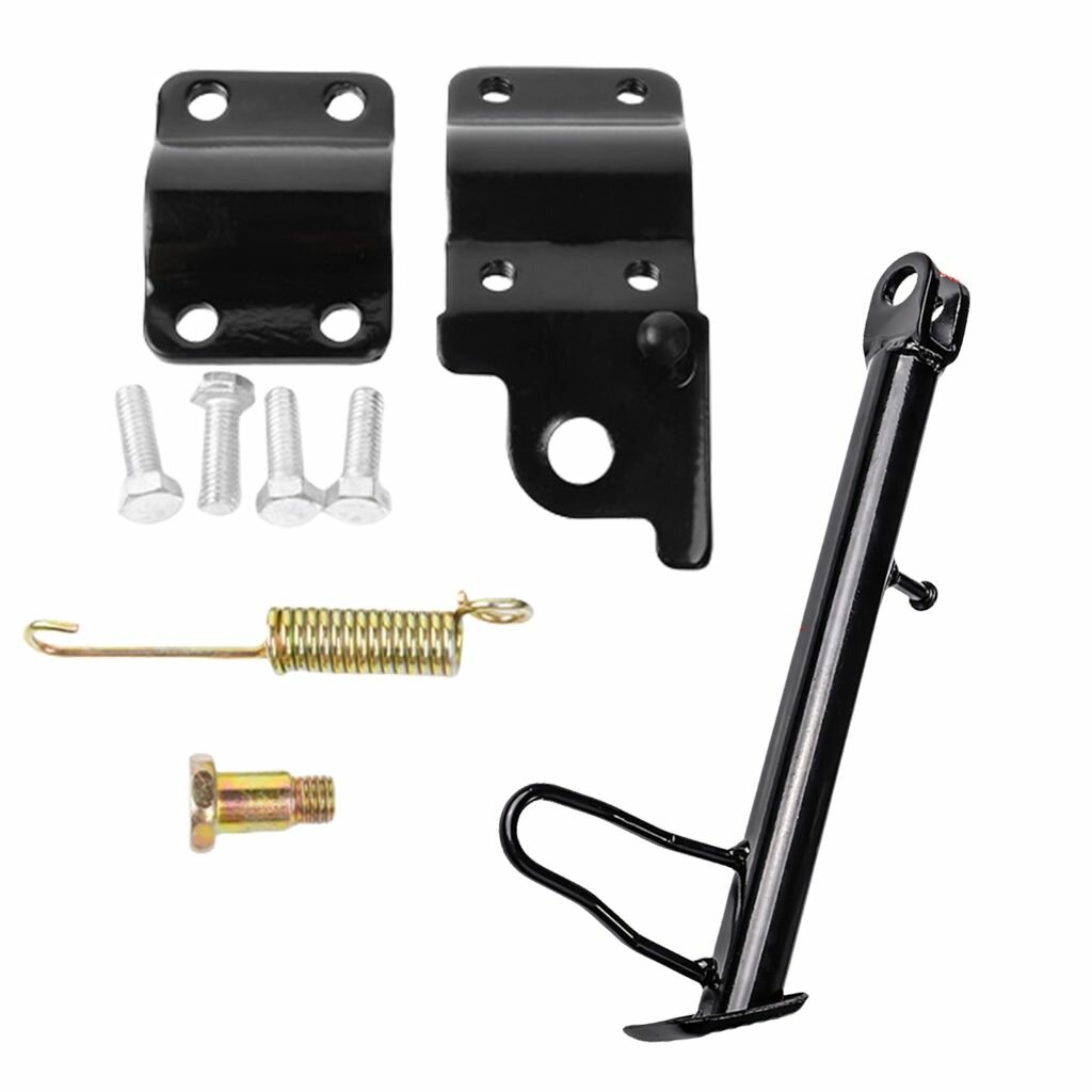 Специальные инструменты для мотоциклов, Установка боковой подставки с противоскользящими опорами для мотоциклов и электросамокатов - 24 см, 1 комплект