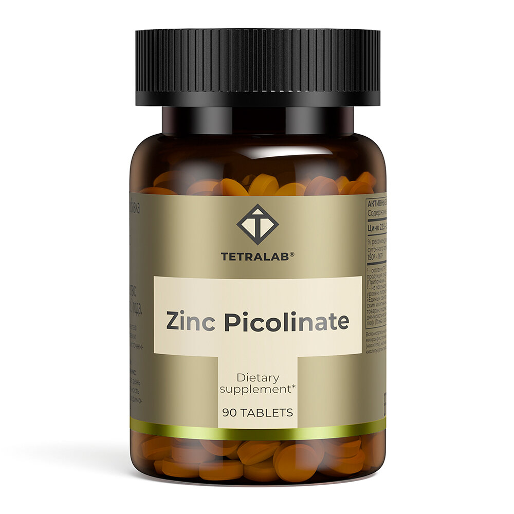 TETRALAB цинка пиколинат таб N90
