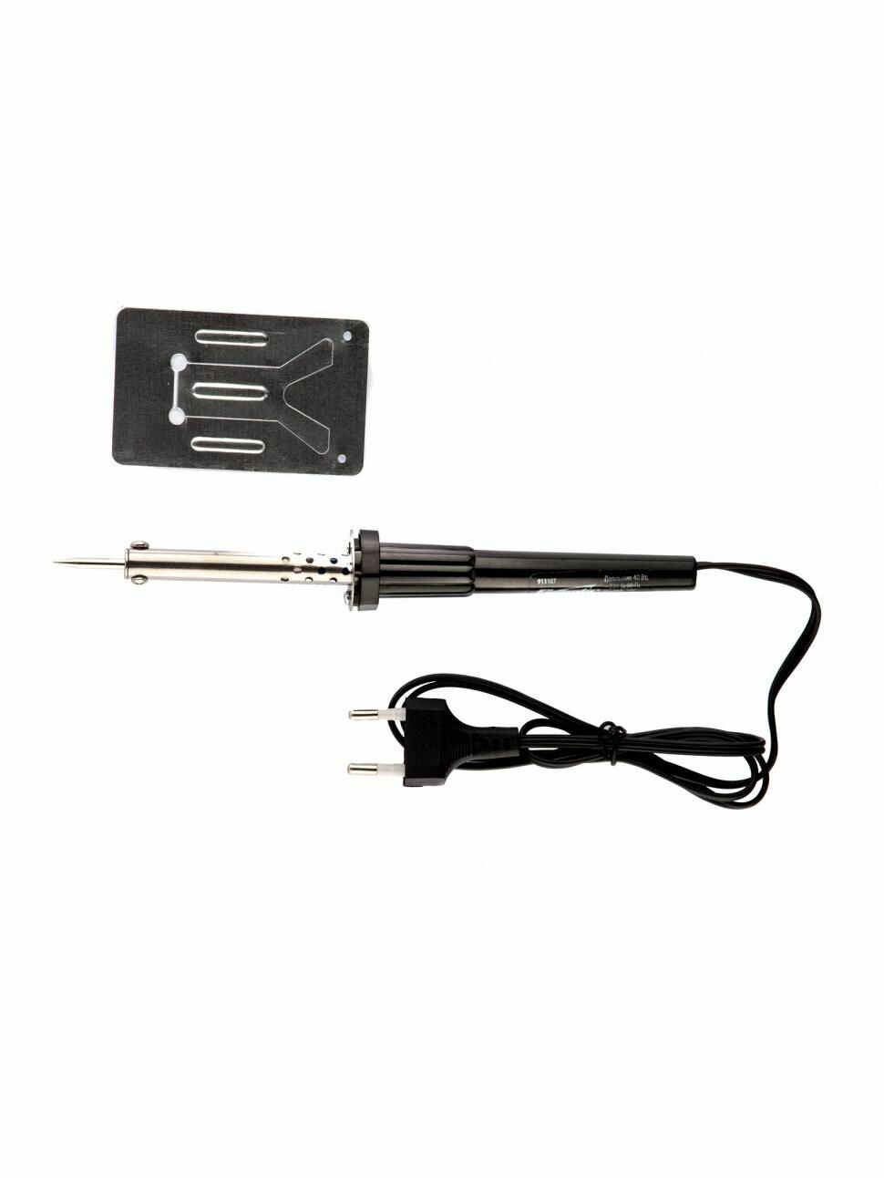 Паяльник с ручкой из пластика, 40 Вт, 220 В Sparta 913107