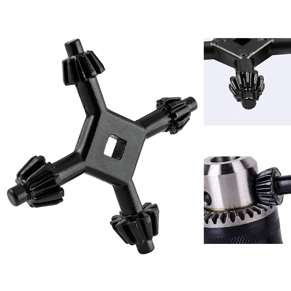 Универсальный многоцелевой 4 в 1 4-ходовой патрон ключ дрель гаечный ключ ручной инструмент для ремонта