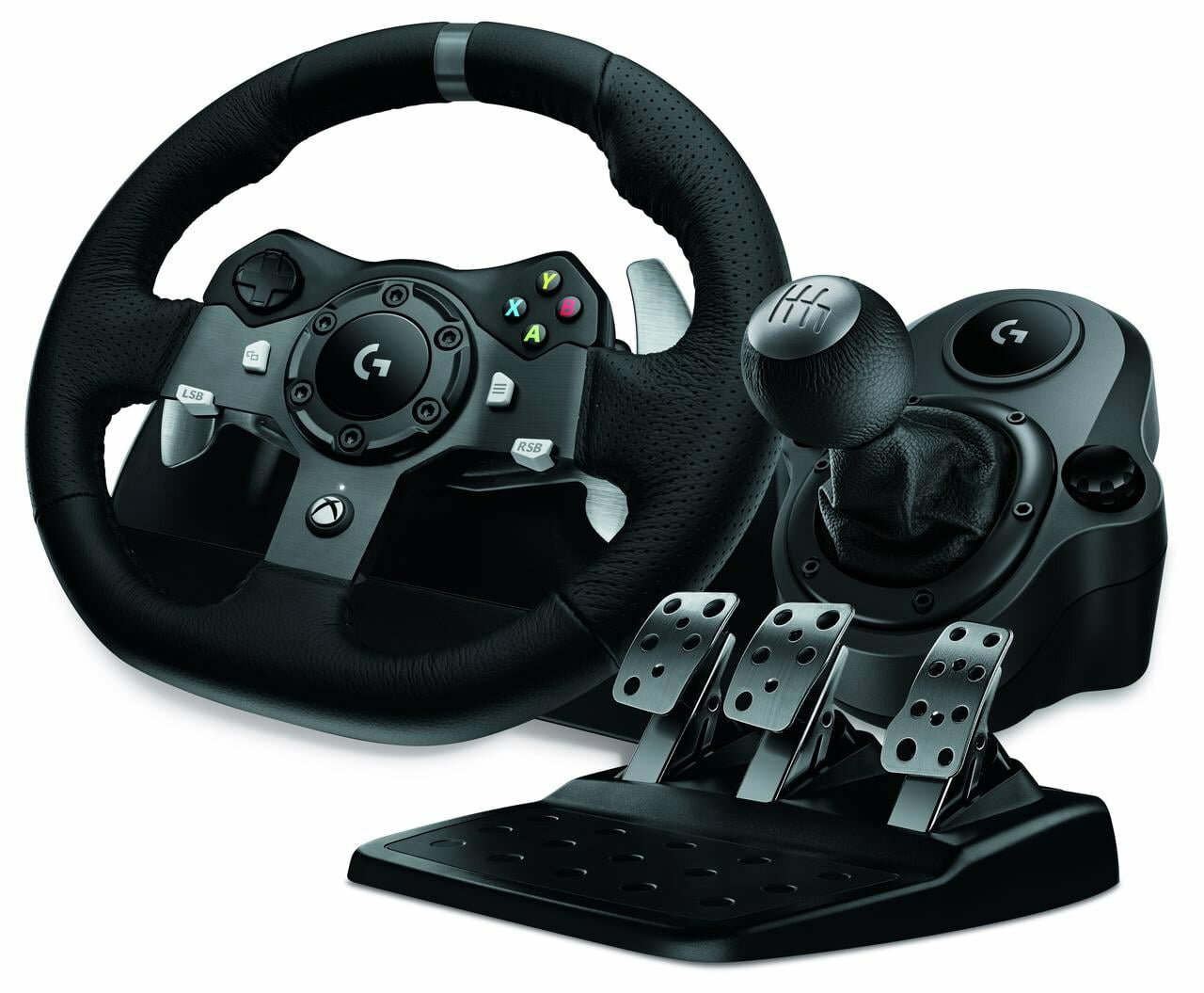 Игровой комплект Logitech G920 SE Driving Force, руль, педали, переключатель передач (Racing wheel, pedals and shifter)