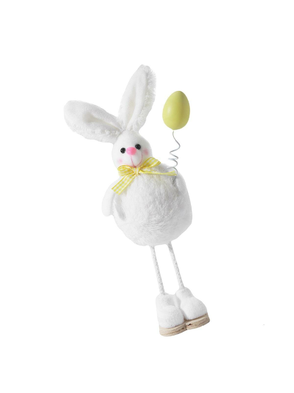 Праздничные украшения из плюшевой ткани с кроликами, Пасхальные украшения для настольных полок, Мягкий акцент на стене в детской гостиной