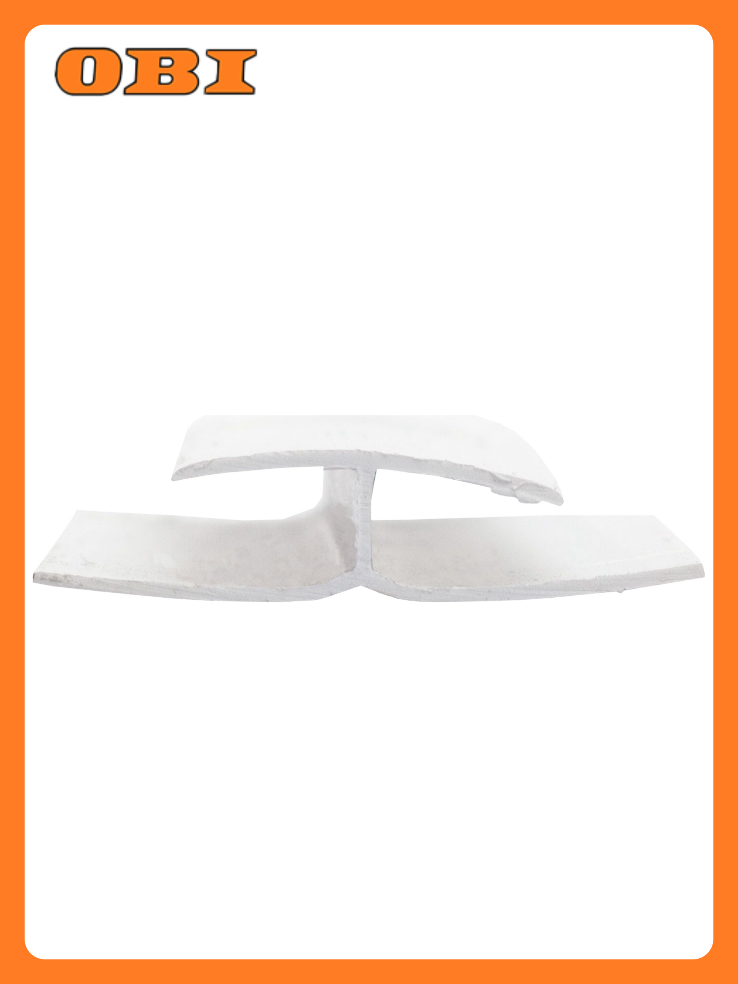 Соединительный профиль H-образный для МДФ, ПВХ панелей 3000 мм белый