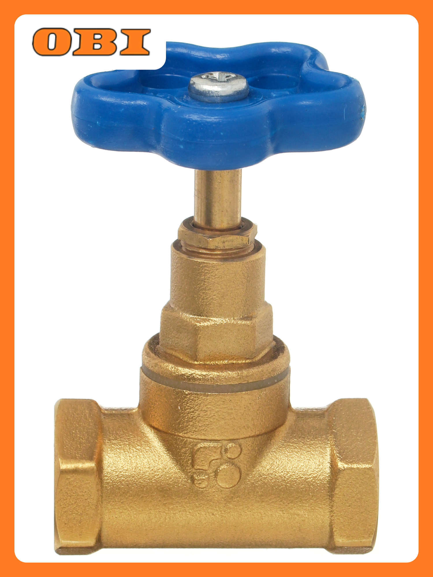 Вентиль БАЗ клапан прямоточный 15Б3р 3/4"-3/4" вн.-вн. Ду20 А50 М вода