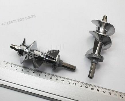 Шнек для электромясорубки Moulinex MS-0694706 (вал решетки короткий, 6 граней)