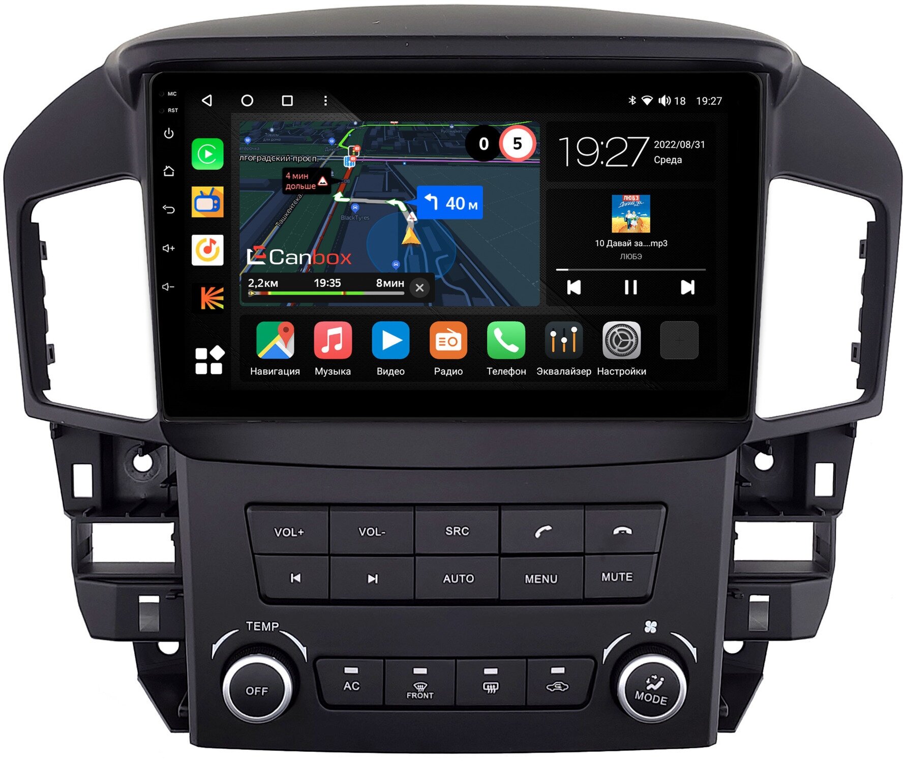 Штатная магнитола Canbox M-Line 4542-9221 для Toyota Harrier (XU10) 1997-2003 на Android 10 (4G-SIM, 4/64, DSP, QLed)
