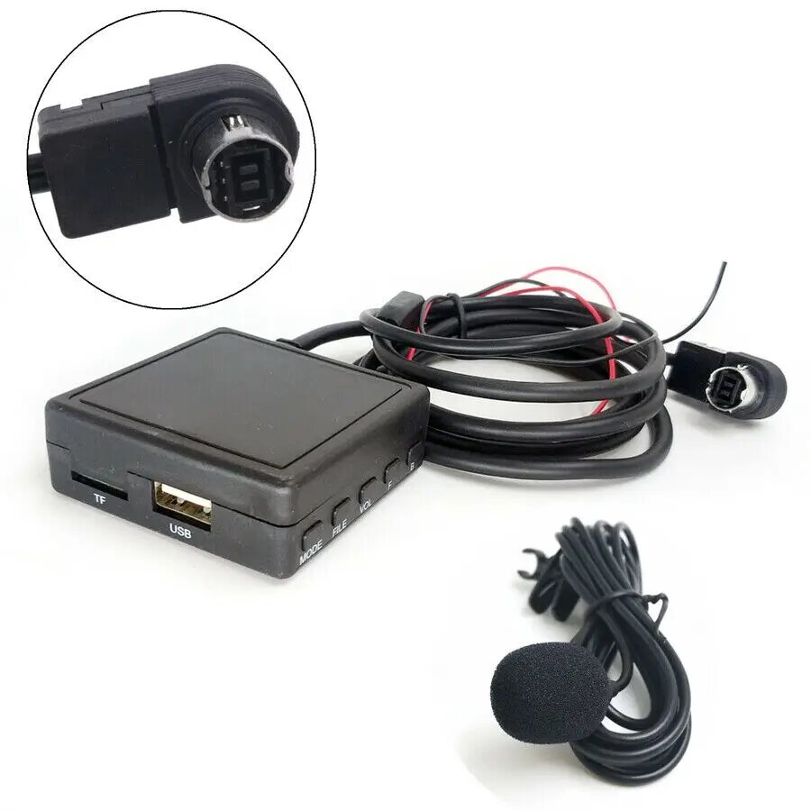 Новый Bluetooth AUX USB-кабель-адаптер аудиомикрофон для Alpine Ai-NET JVC KS-U58 PD100 U57