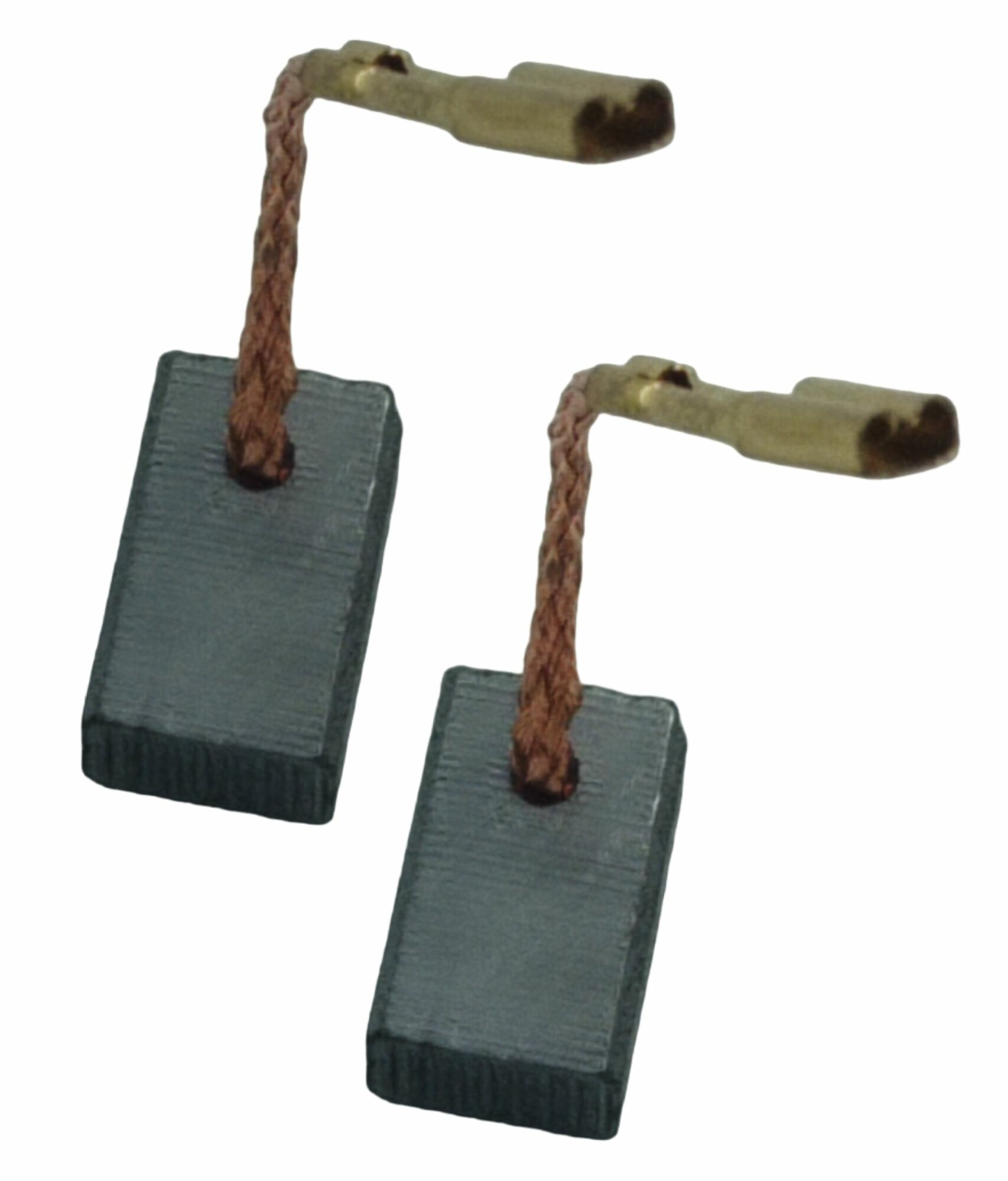 Щетка угольная 6x9x15 клемма без пружины УШМ Hanskonner HAG10125 (2шт)