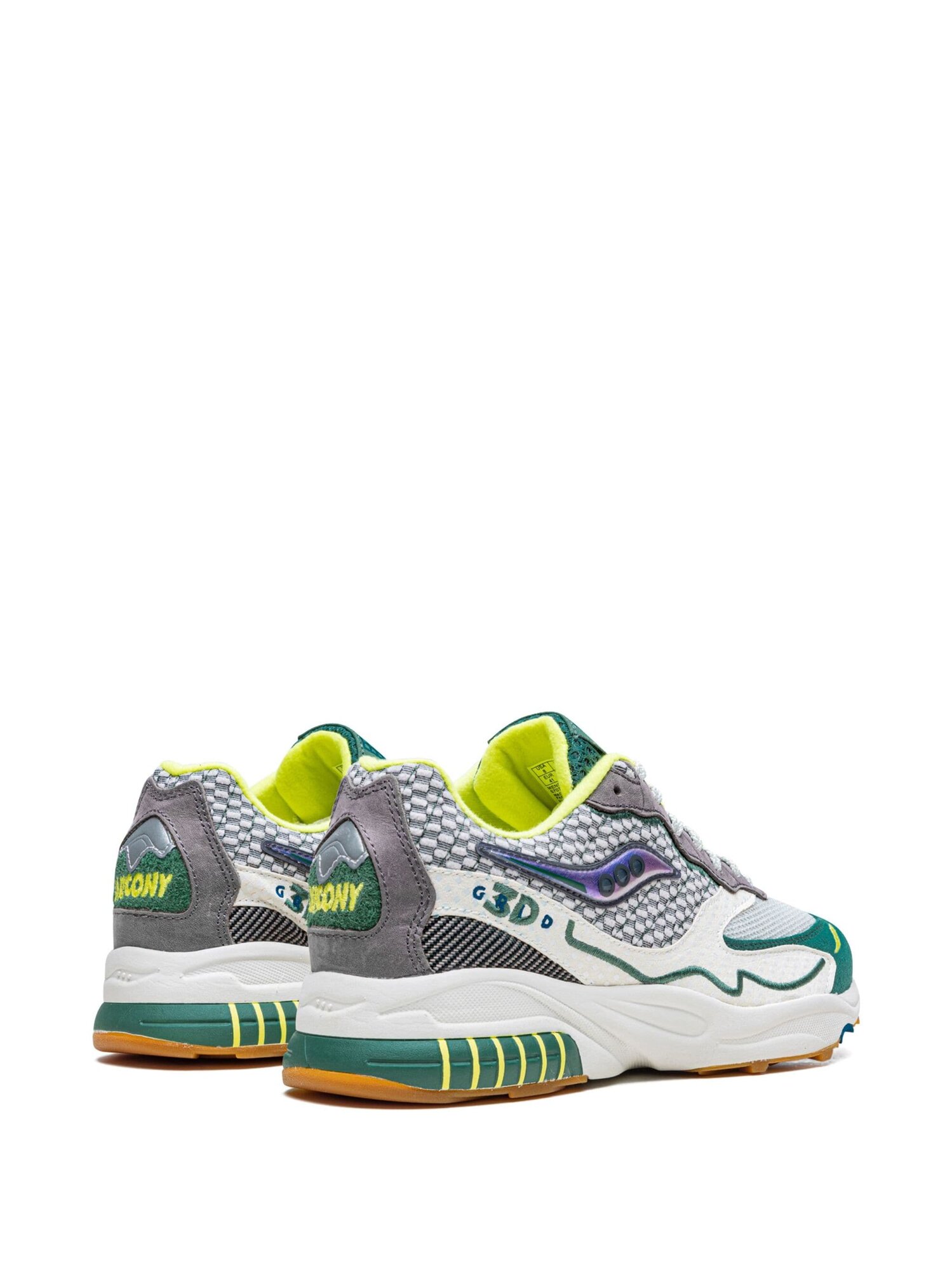 Кроссовки saucony 3D Grid Hurricane, размер 4.5 US, разноцветный — фото 1