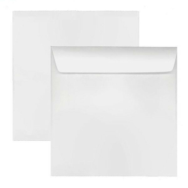 Конверт на 1 CD/DVD диск, бумажный, 125 х 125 мм, 80 г/м², декстрин, 50 шт. (NN-00003544)