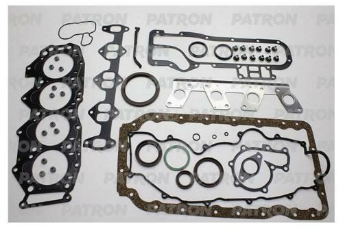 Комплект прокладок двигатель Patron PG1-1017 Mazda: 8ASX-10-271 Ford Ranger (Er Eq). Mazda Bounty (Un). Mazda B-Serie