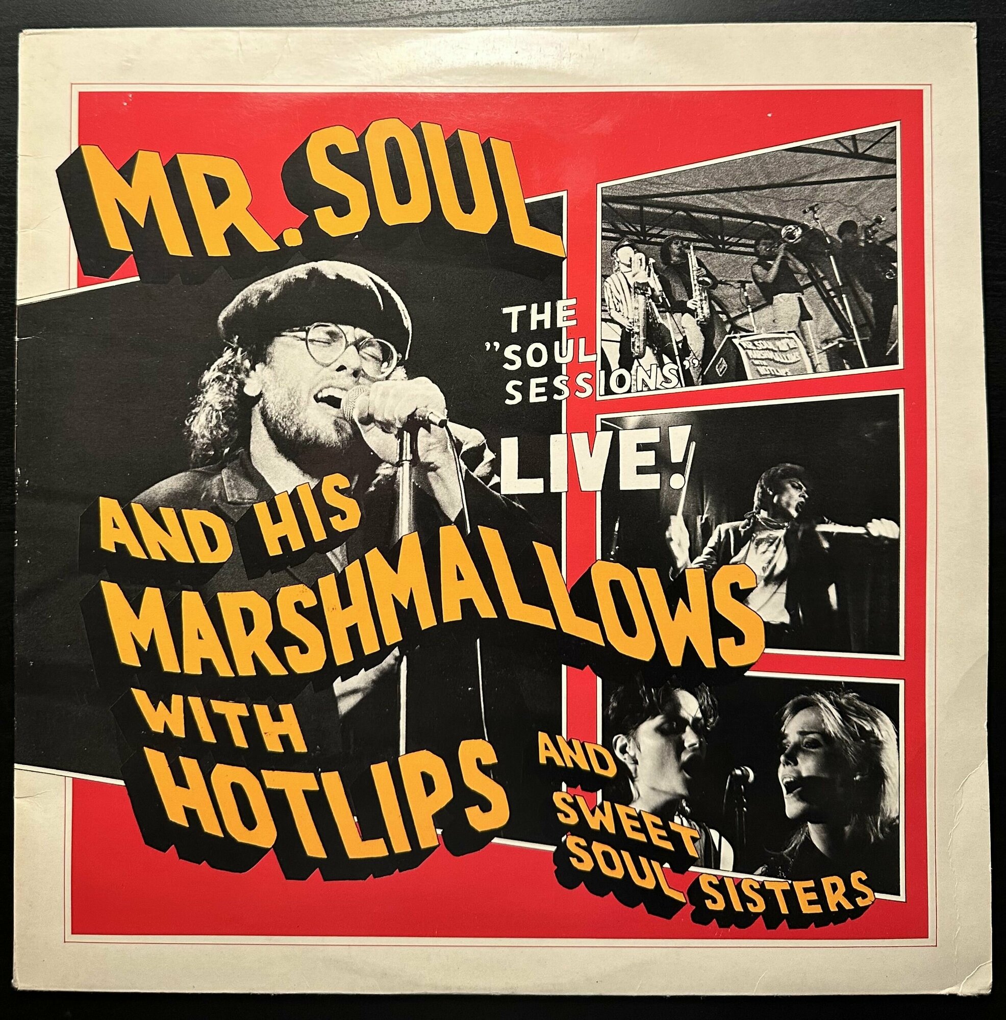 Виниловая пластинка Mr Soul And His Marshmallows With Hotlips And Sweet Soul Sisters The Soul Sessions Live (Швеция 1983г.)