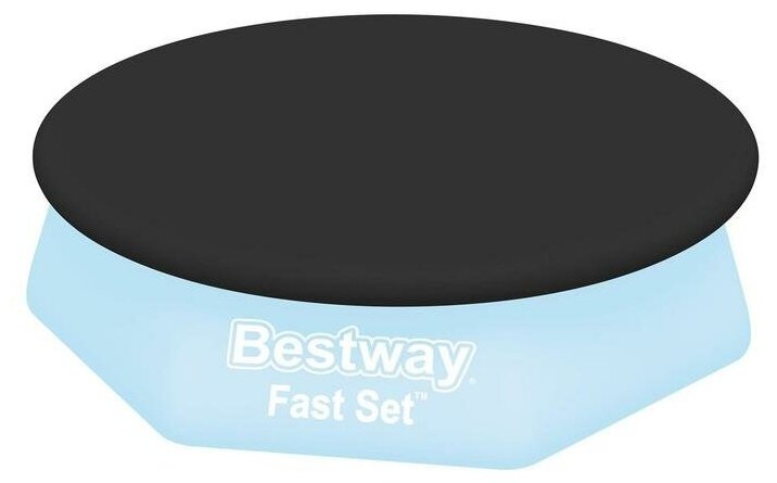 Тент для надувных бассейнов Fast Set, d=244 cм, 58032, "Bestway"