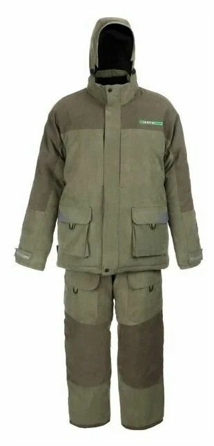 Костюм зимний Yukon Ice, фирма Huntsman, ткань Finlandia, цвет Хаки/черный. размер 60-62/170-176