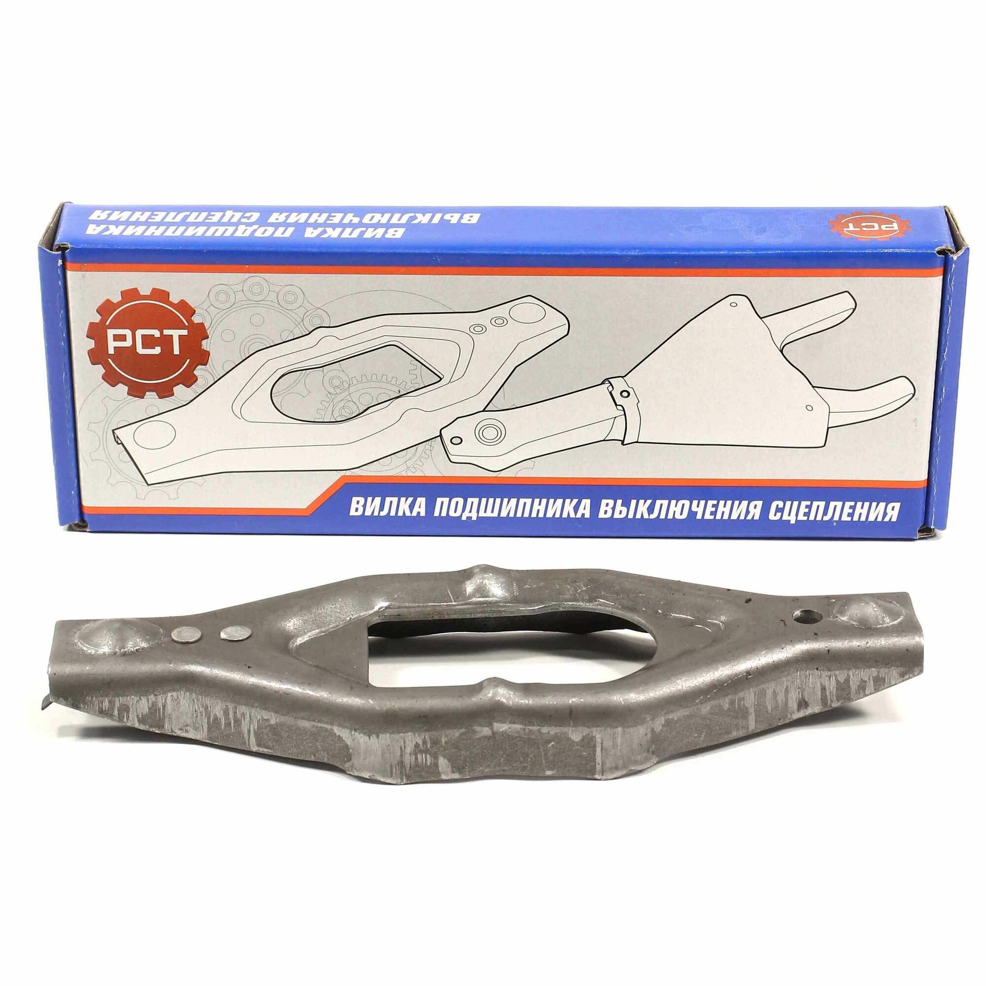 Вилка сцепления РСТ 3160-1601200, для УАЗ 3160/Хантер/Патриот, с пластиной