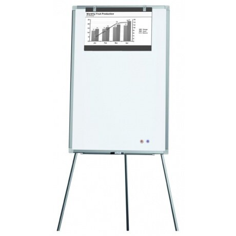 Доска-флипчарт магнитно-маркерная Deli E7885 (60x90 см) белый