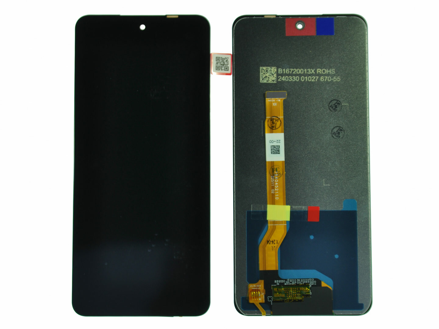 Дисплей (LCD) для Realme C67 5G/Realme C55 (RMX 3710)/Oppo A58 4G (CPH2577)+Touchscreen black