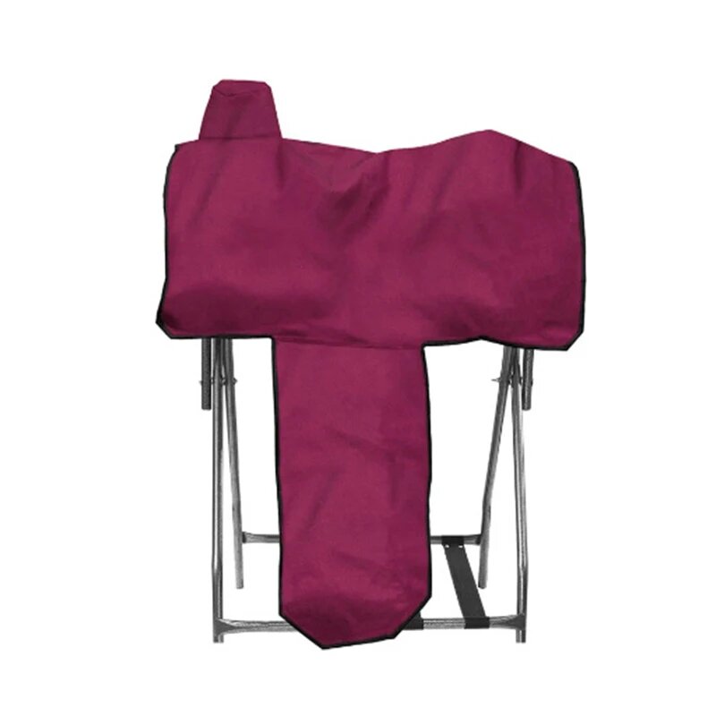 Чехол для седла Western, Оксфорд 600D, черный/фиолетовый/королевский синий Бордовый, Red