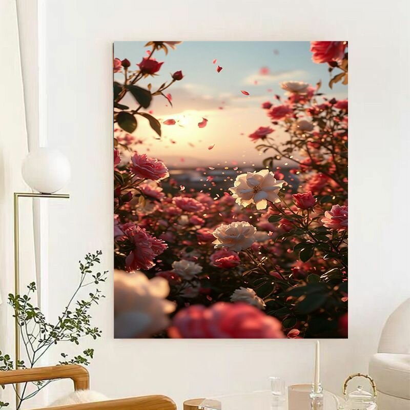 Вышивка крестом, набор для вышивания крестом, канва 11CT 60x80 см, полная зашивка (без подрамника, без рамы)