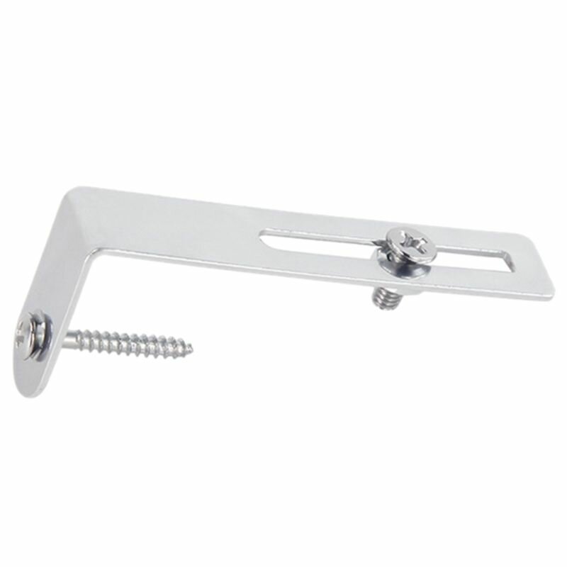 Поддержка кронштейна накладки для электрогитары с винтами, аксессуары металлических деталей 63x26,5 мм