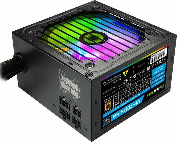 Блок питания компьютера GAMEMAX VP-700-RGB VP-700-RGB