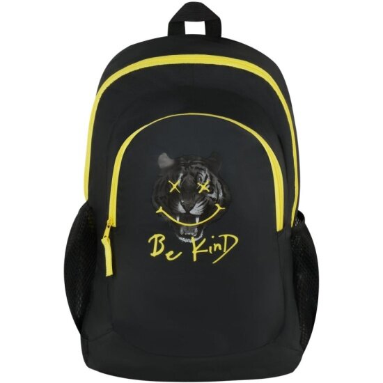 Рюкзак Artspace Classic "Tiger smile", 45*30*16см, 2 отделения, 2 кармана, PU покрытие, уплотн. спинка