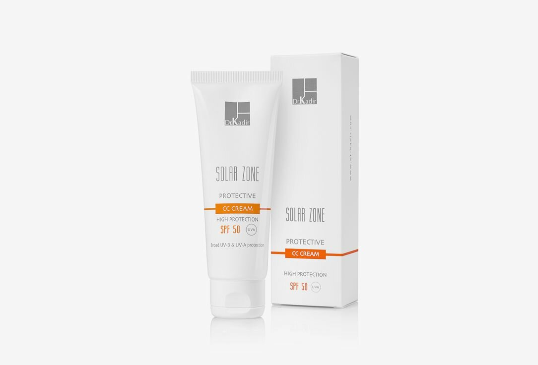 Защитный крем с тоном SPF 50 DR. KADIR Solar Zone Protective CC Cream 75 мл