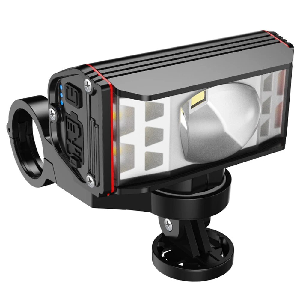 Светодиодный фонарик на руль велосипеда, USB перезаряжаемый велосипедный фонарик, водонепроницаемая уличная велосипедная фара, аксессуары для велосипеда