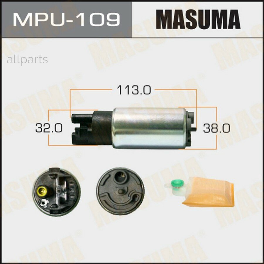MASUMA MPU-109 насос топливный электрический!\ Mitsubishi Pajero Pinin/Space Runner/Wagon 1.8/2.0 97>