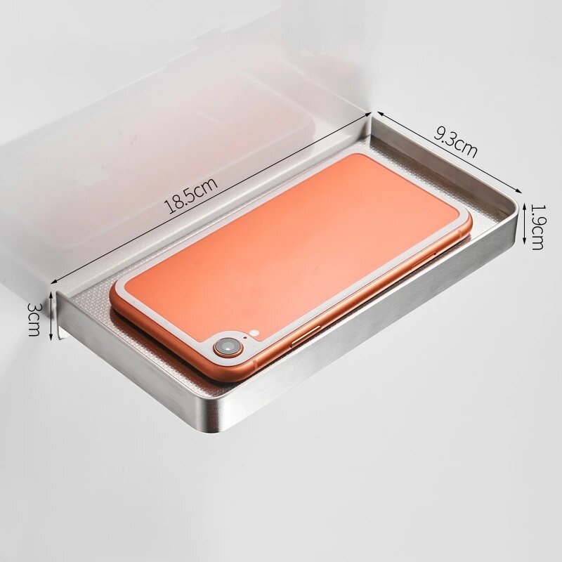 Полка для телефона из нержавеющей стали Brushed2