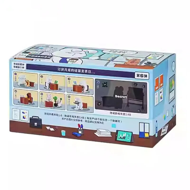 Фигурки The Monday Bruce Blind Box Garage Kit MBR-A06 6pcs