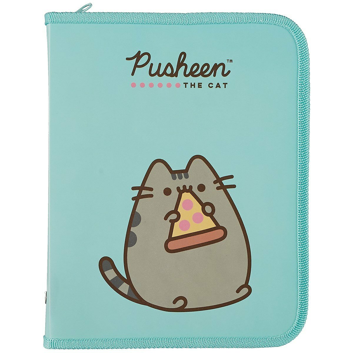 Папка для тетрадей А5 "Pusheen" 23*17,5*2,5, пластик, молния с трех сторон