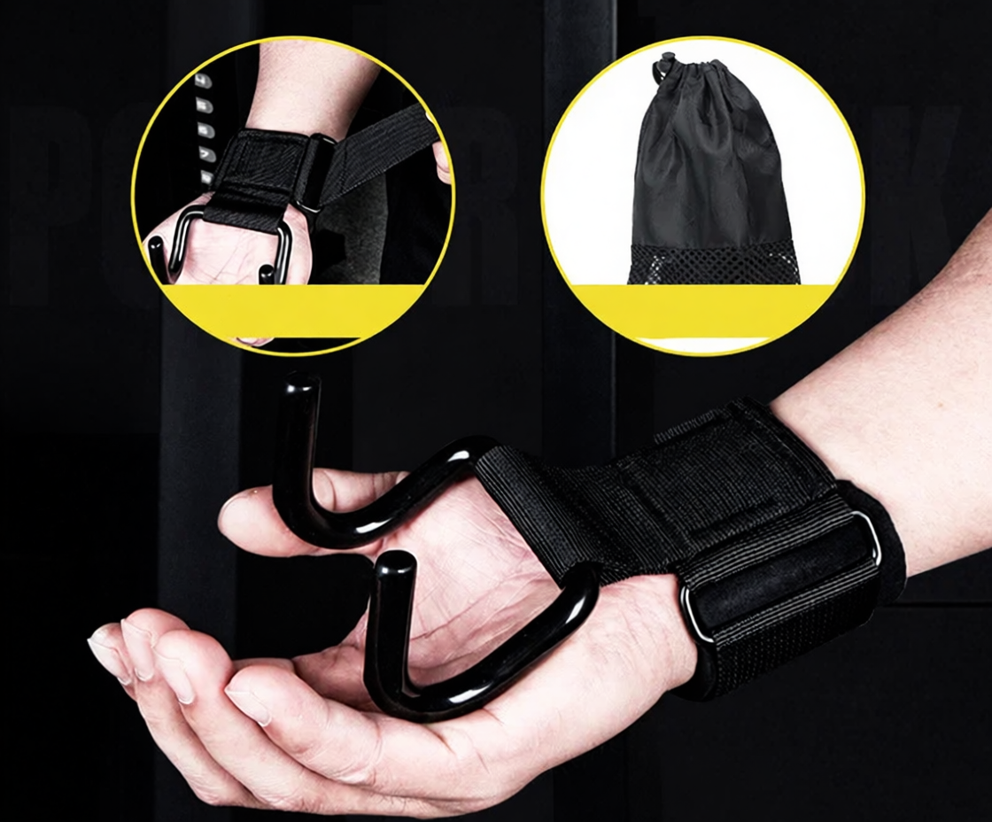 Крепление MyPads браслеты крючки для подтягиваний, занятий спортом на руки