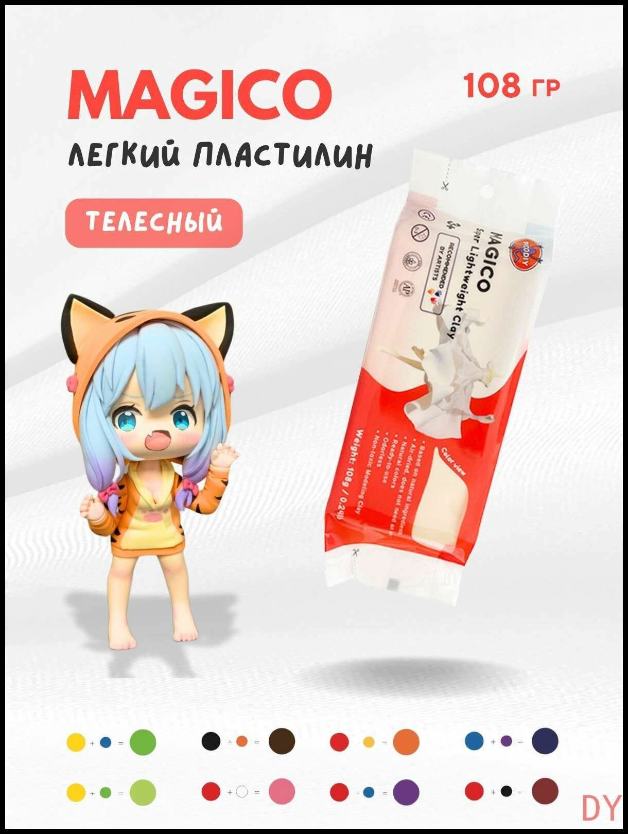 MAGICO легкая глина, создание фигурок аниме из глины