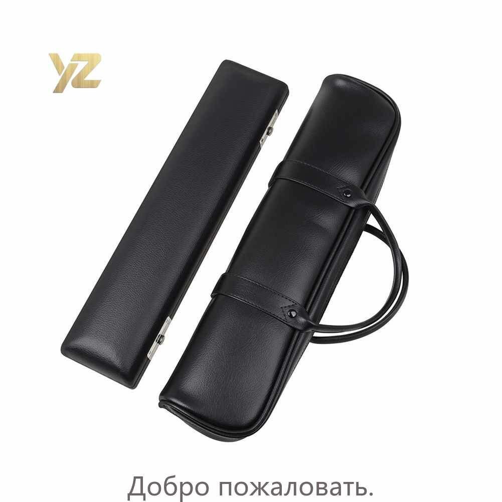 Футляр и сумка для флейты из кожи на 16 отверстий. Водонепроницаемая кожаная сумка для флейты.