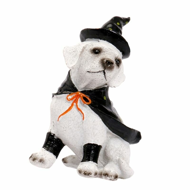 Украшение Из Смолы Для Домашних Собак-Ведьм на Хэллоуин-Ведьма